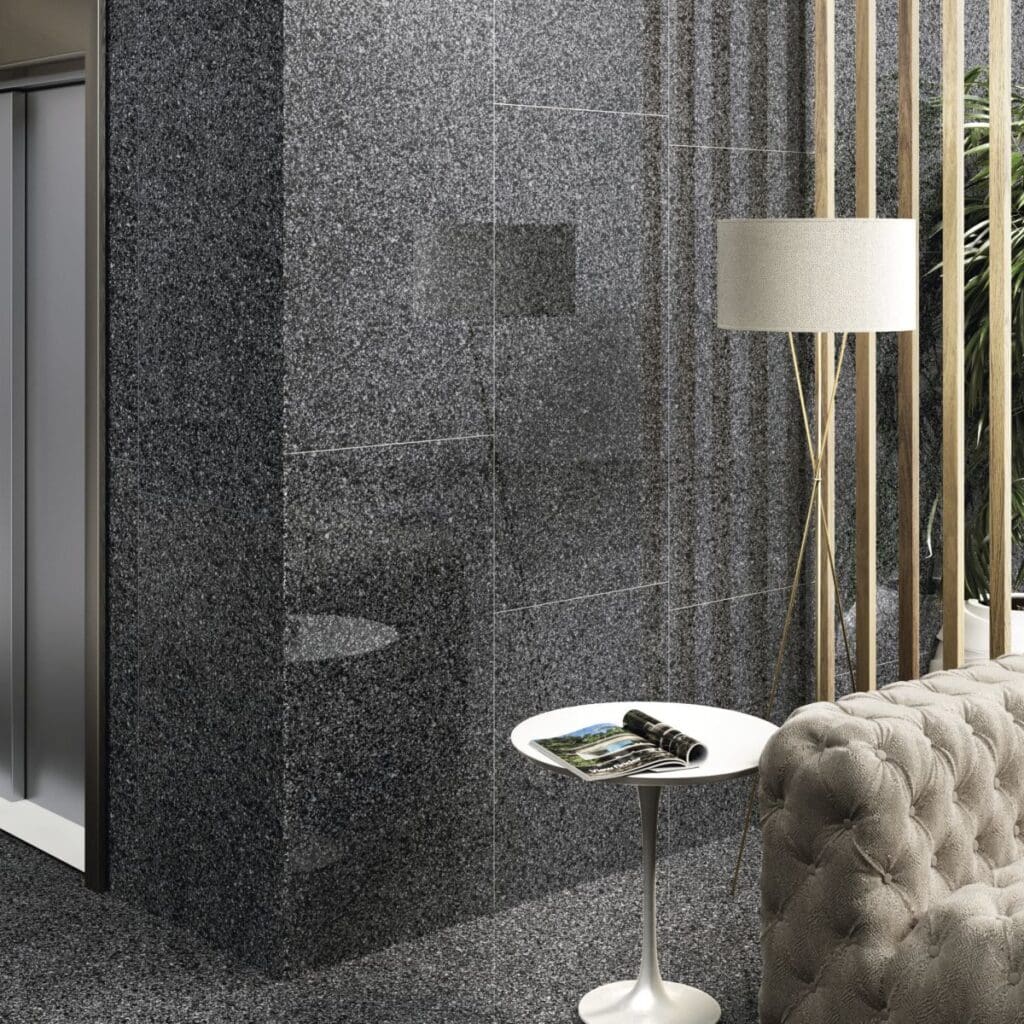 Terrazzo Rialto Graphite Tile – Mudrakandsons